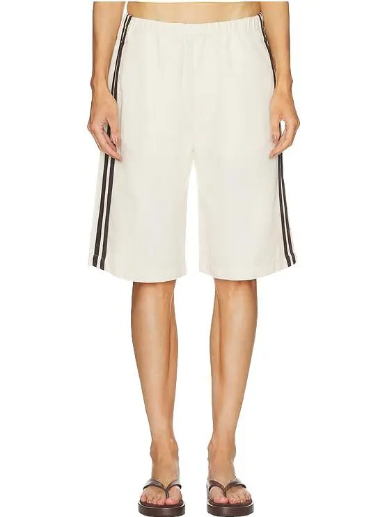 Citizens Of Humanity Anais Pull On Track Shorts - Cream