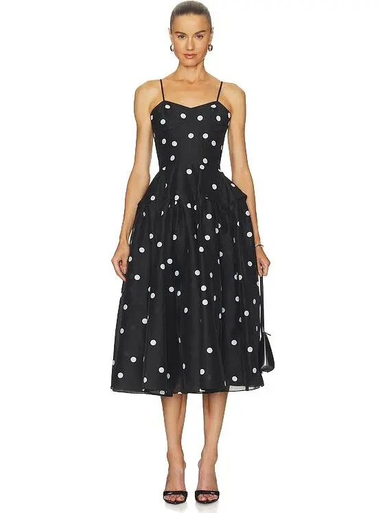 Alexis Parma Dress - Black & White