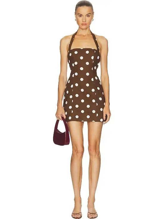 Majorelle Cosette Mini Dress - Brown