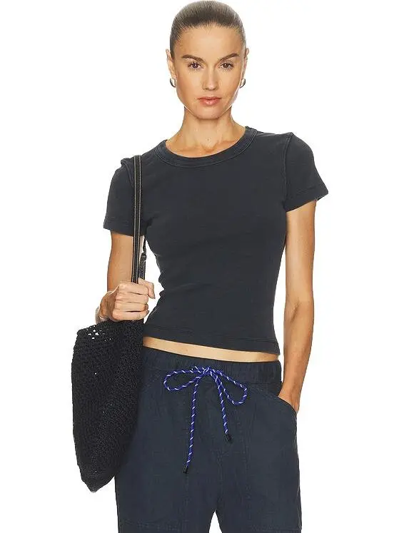 Free People X We The Free Atlas Crew Tee - Black