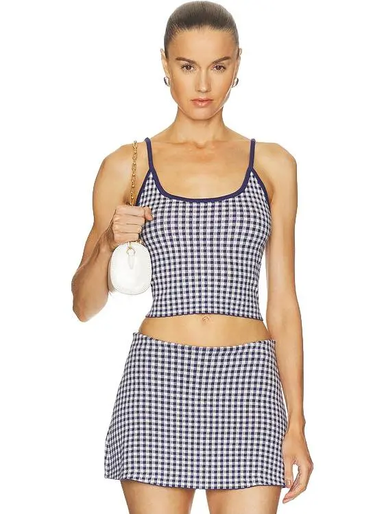 Good American The Keepsake Tank Top - Navy