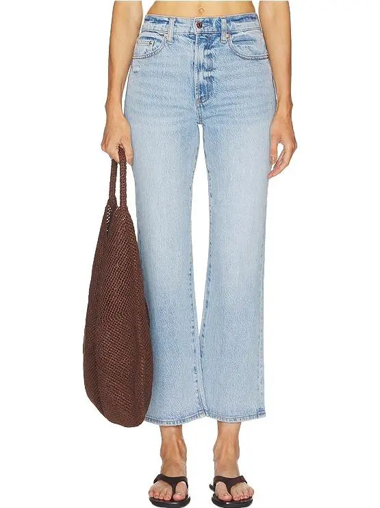 PISTOLA Ally High Rise Vintage Ankle Boot Jeans - Blue