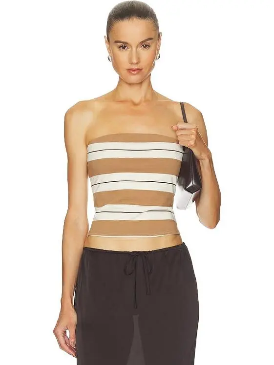 PISTOLA Beverly Tube Top - Brown