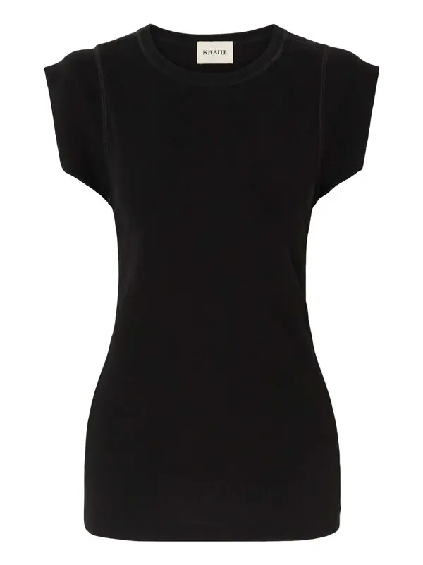 Khaite Cotton-jersey T-shirt - Black