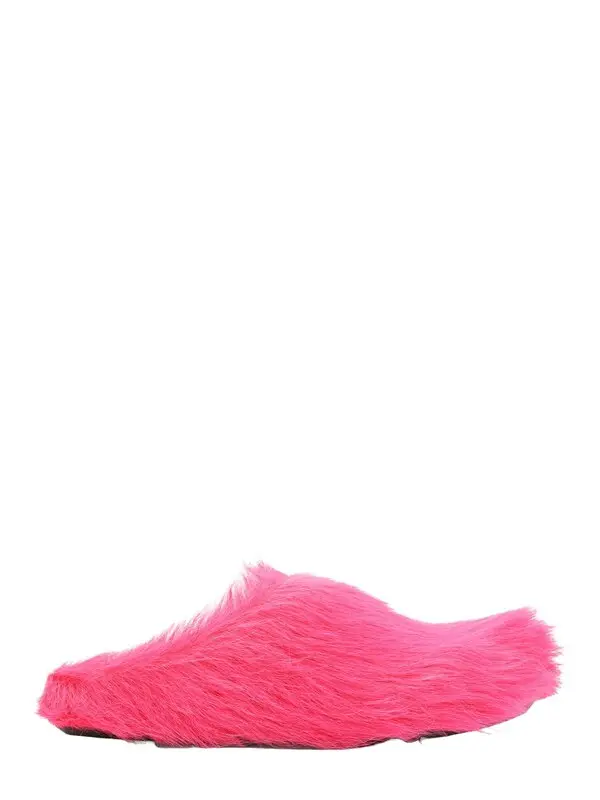 Marni Fussbett Calf Hair Mules - Multicolor