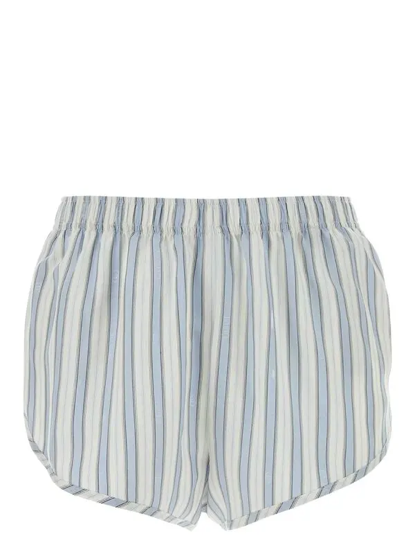Gucci Embroidered Silk Shorts - Multicolor