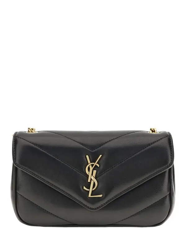 Saint Laurent Lou Lou Mini Shoulder Bag - Black