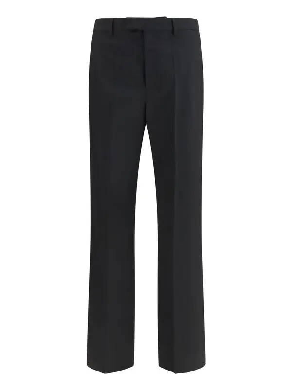 Valentino Garavani Wool Tailored Pants - Black