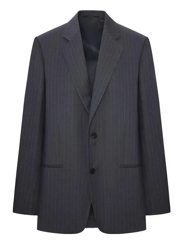 Gucci Pinstriped Wool Jacket - Brown