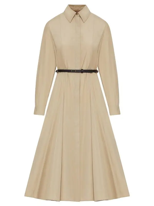 Max Mara Cotton Midi Shirt Dress - Multicolor