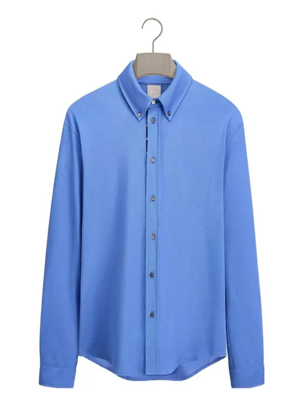 Dior Regimental Shirt, Regular Fit - Blue