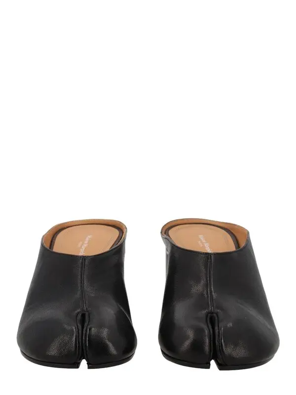 MAISON MARGIELA Tabi Leather Mule - Black