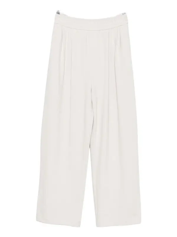 Brunello Cucinelli Cotton Trousers With Monili Detail - Multicolor