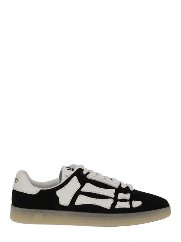 Amiri Pacific Bones Low Top Sneakers - Black