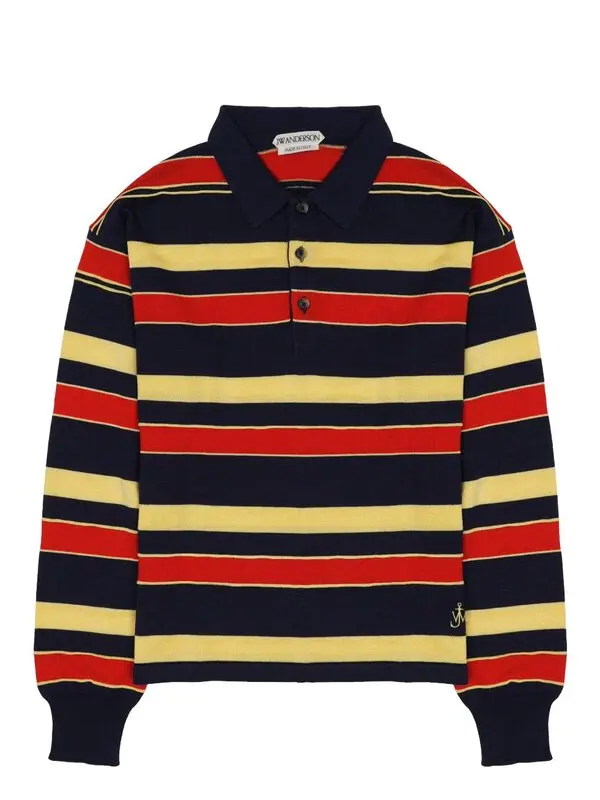 JW Anderson Polo Rugby In Cotone - Multicolor