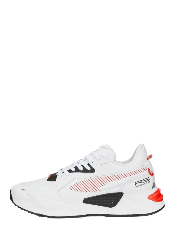 PUMA Rs-z Lth Low Top Sneakers - White/red