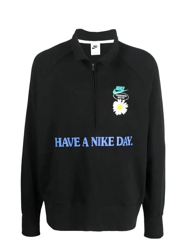 Nike Have A Day Half Zip Sweatshirt - Black
