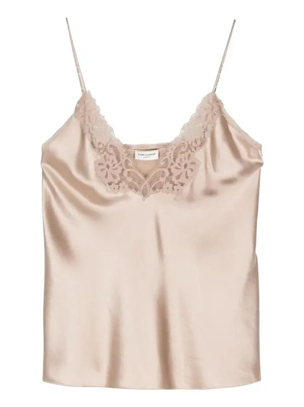 Saint Laurent Cotton Top - Multicolor