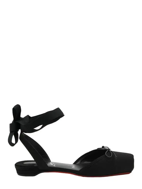 CHRISTIAN LOUBOUTIN Cassia Lace Up Flat Sandals - Multicolor