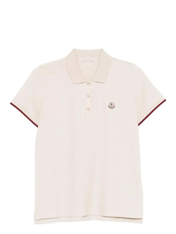 Moncler Cotton Piqué Polo Shirt - Brown