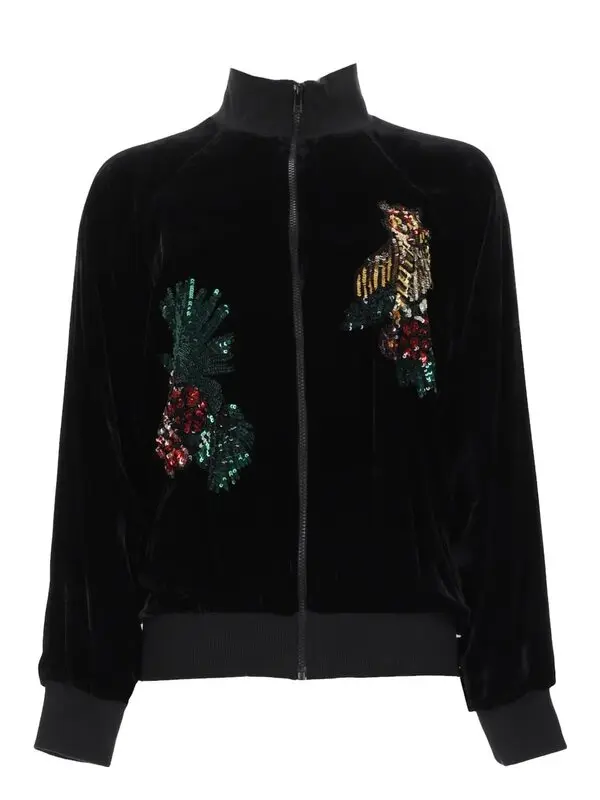P.a.r.o.s.h Felpa Con Dettagli In Paillettes - Black