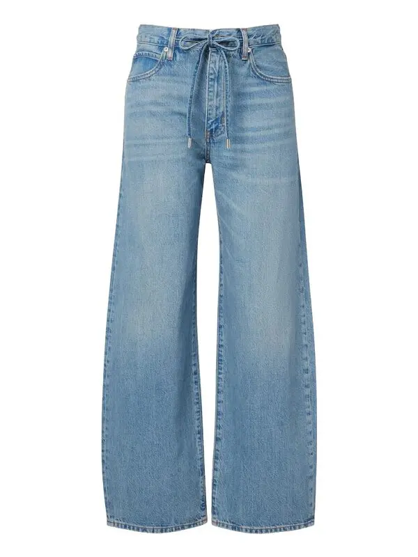 FRAME Off Duty Wide-leg Jeans - Blue