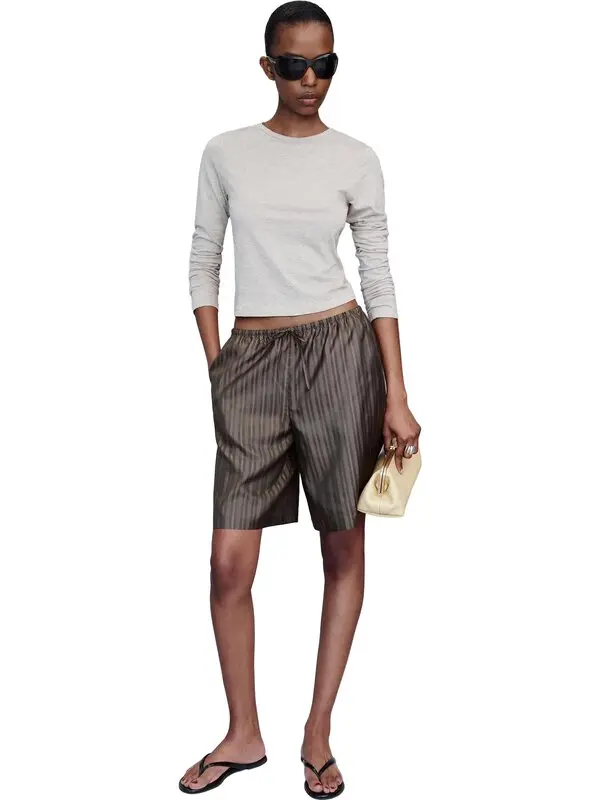 REFORMATION Sandy Short - Brown