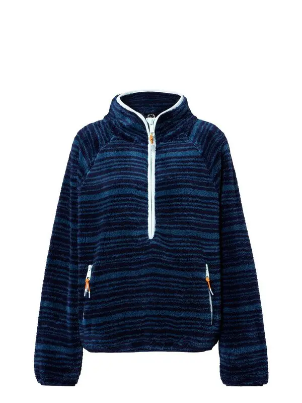 The Upside Harlow Fleece Half-zip Sweatshirt - Blue