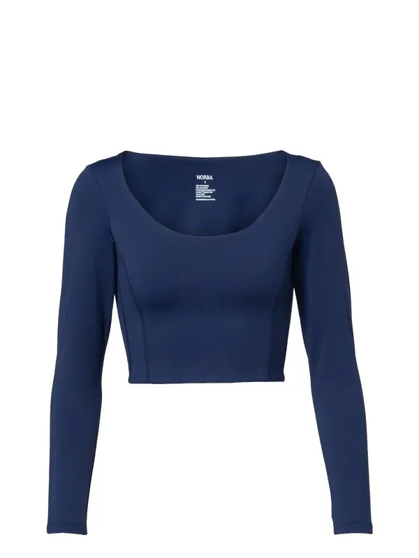 NORBA Jersey Crop Top - Blue