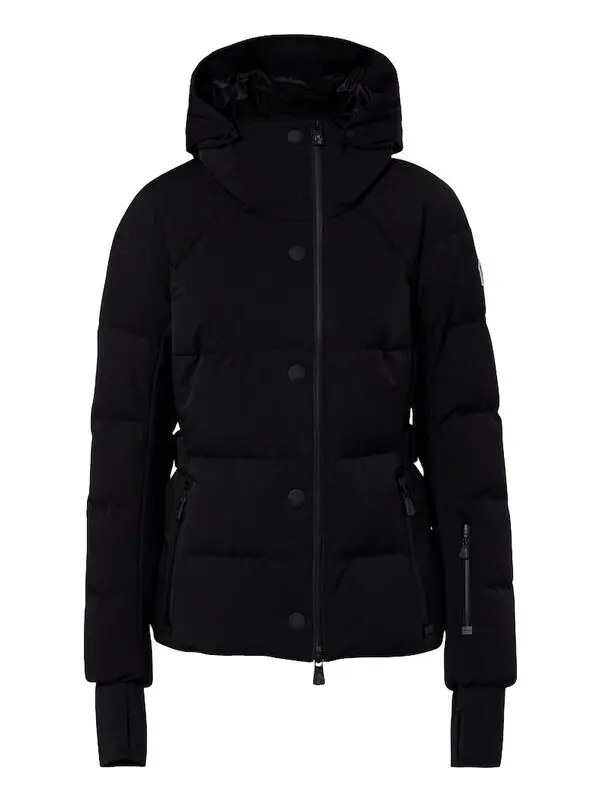 Moncler Guyane Hooded Down Ski Jacket - Black