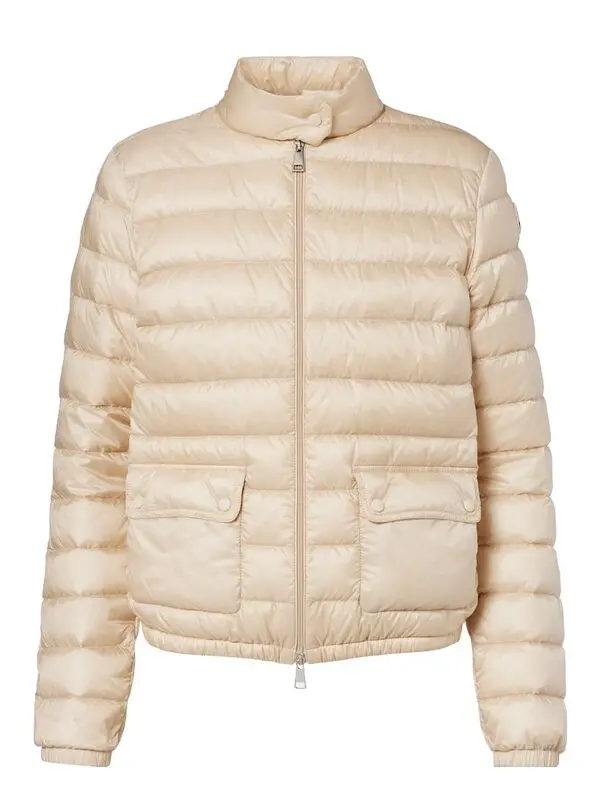 Moncler Quilted Down Jacket - Beige