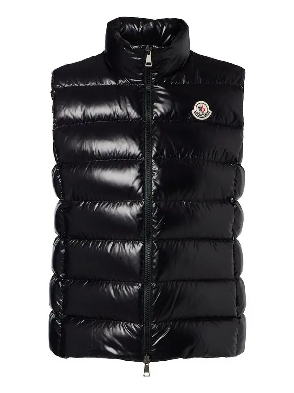 Moncler Ghany Quilted Down Vest - Black
