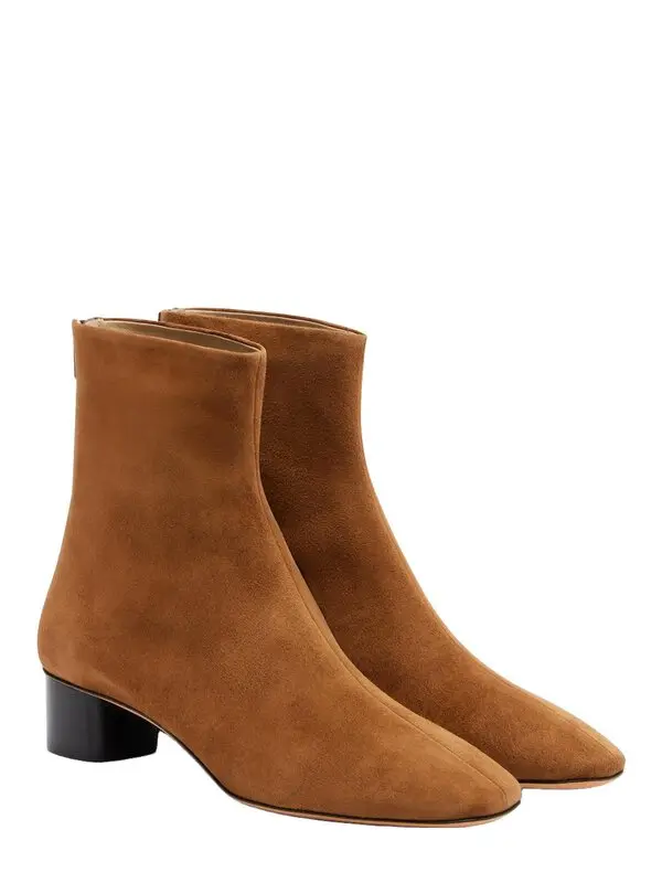 Le Monde Beryl Carole Suede Ankle Boots - Brown