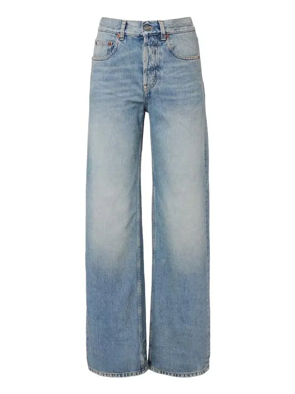 Saint Laurent Neo '90s Wide-leg Jeans - Blue