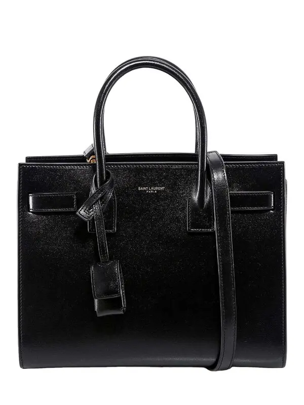 Saint Laurent Baby Sac De Jour Leather Handbag With Padlock - Multicolor