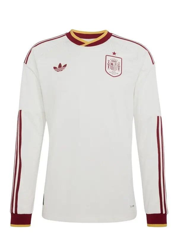Adidas Spain Long Sleeve Authentic Jersey - White