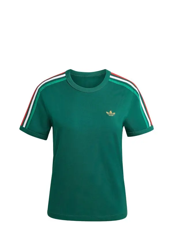 Adidas Originals 3-stripes Slim Tee - Green