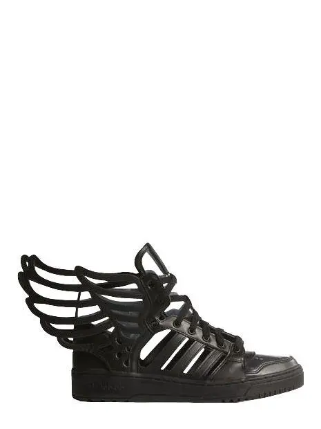 Adidas Js Wings 2.0 High Top Sneakers - Black