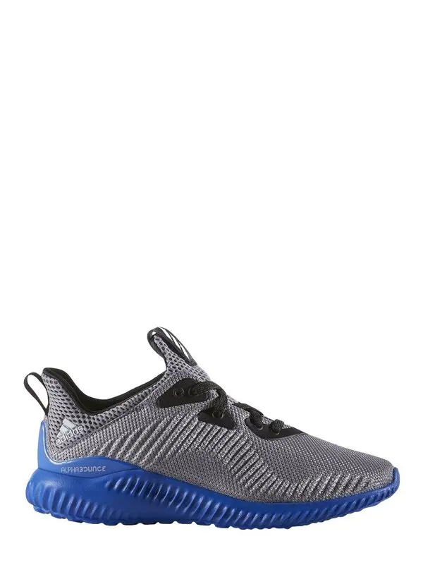 Adidas Alphabounce J "onyx Blue" Athletic Sneakers - Grey