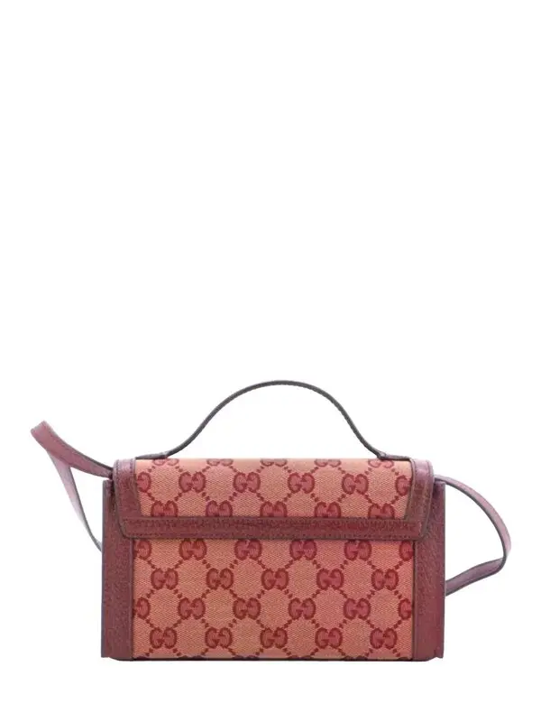 Gucci Padlock Top Handle Bag - Red
