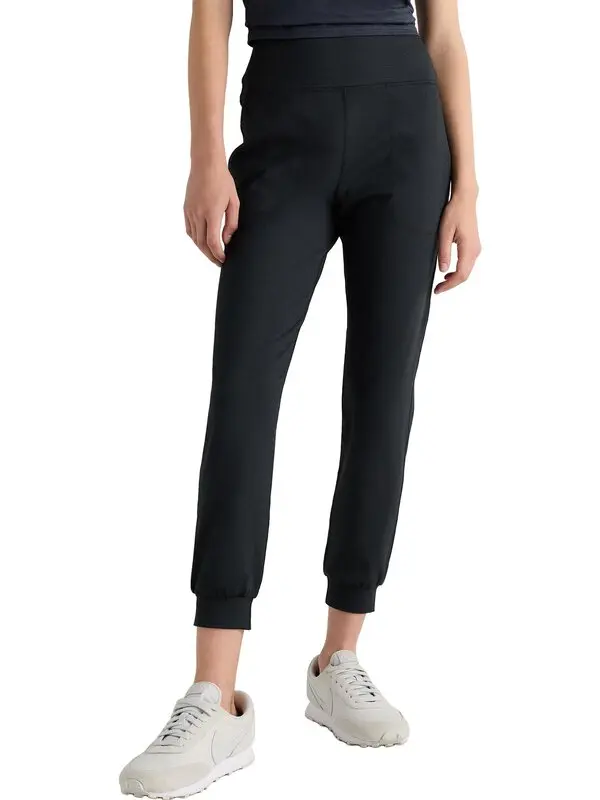 Quince Ultra-soft Mid-rise Joggers - Heather Black