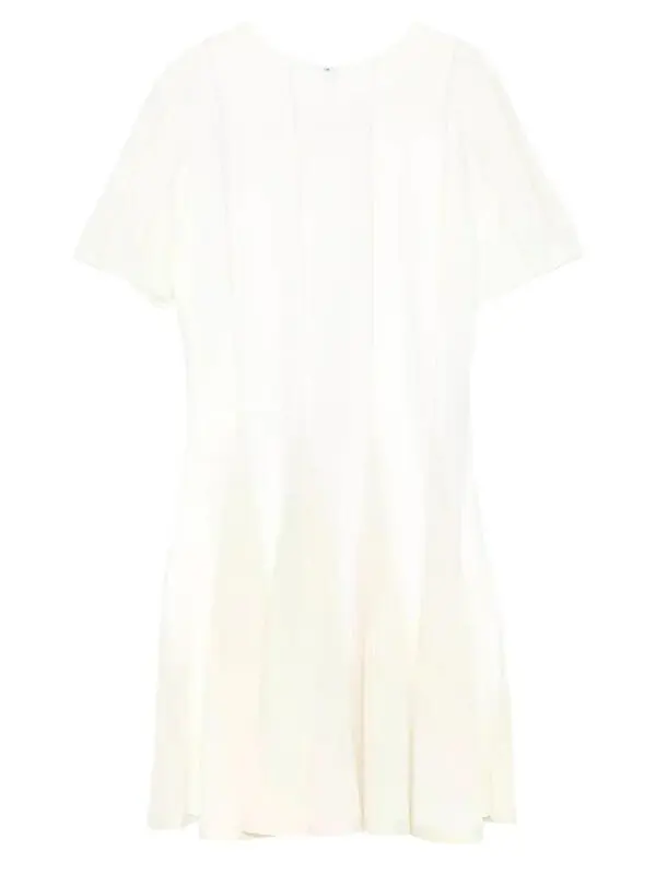 CFCL Ribbed-knit Panelled Dress - Neutrals