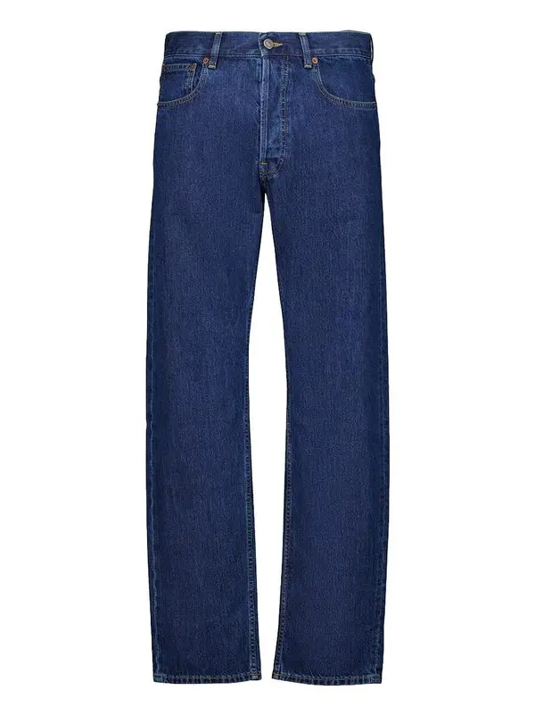 Valentino Garavani Vgold Denim Trousers - Blue