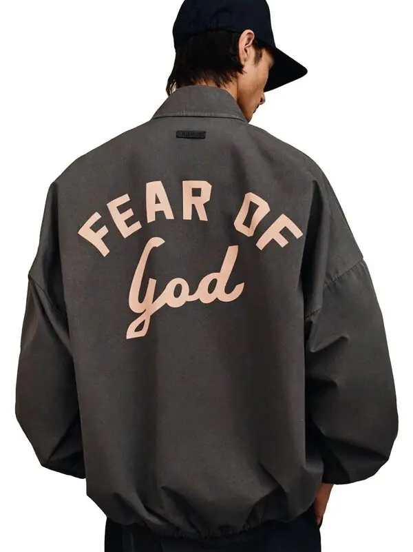 Fear Of God Garment Dyed Cotton Windbreaker - Grey