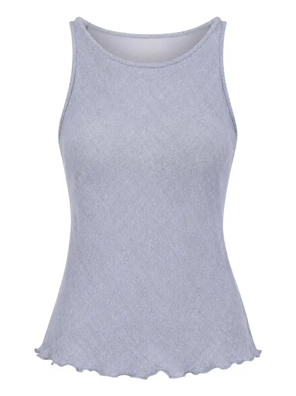 MARIELĒ Agnese Reversible Top - Blue/white