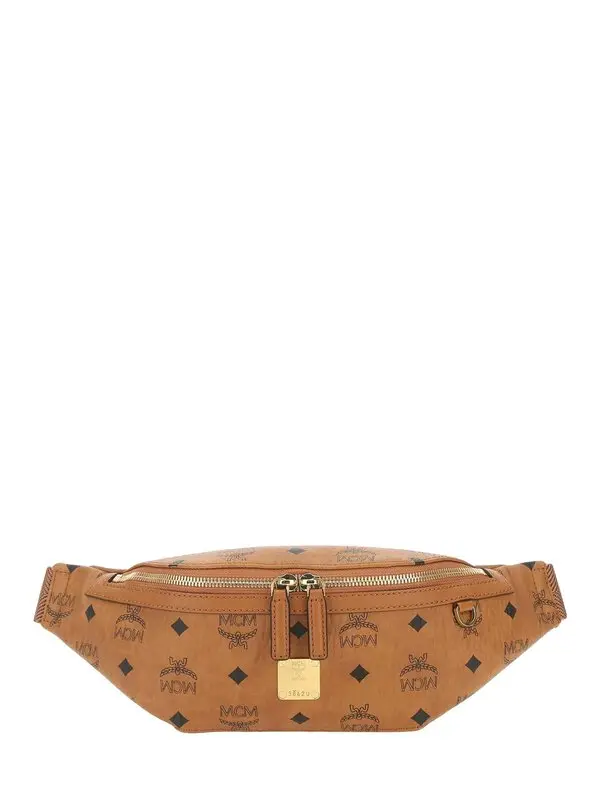 Mcm Printed Canvas Small Fursten Belt Bag - Multicolor