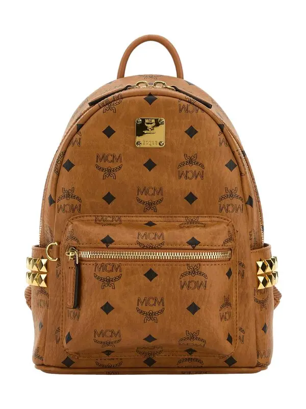 Mcm Printed Canvas Mini Backpack - Multicolor