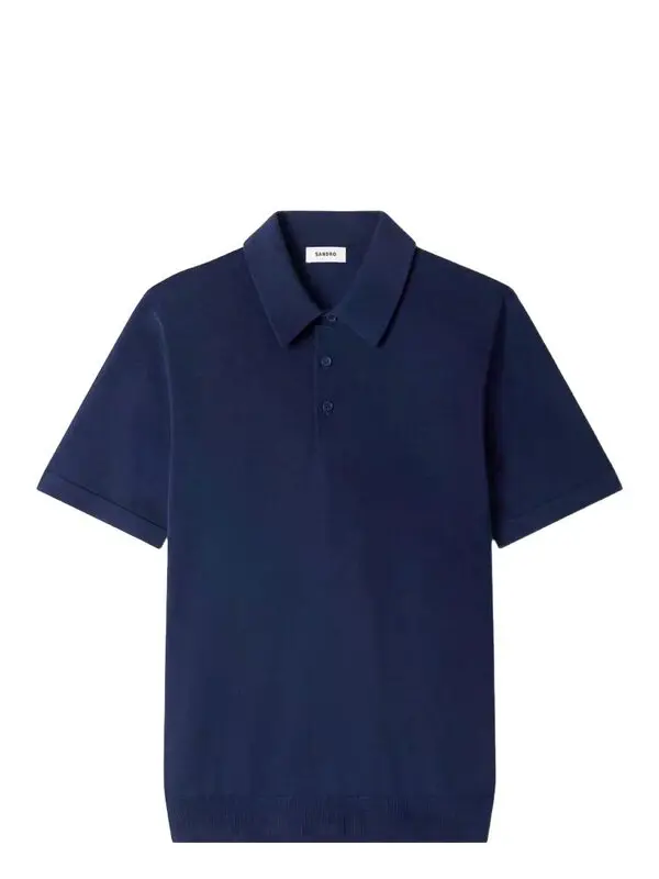 Sandro Short-sleeve Polo Shirt - Blue