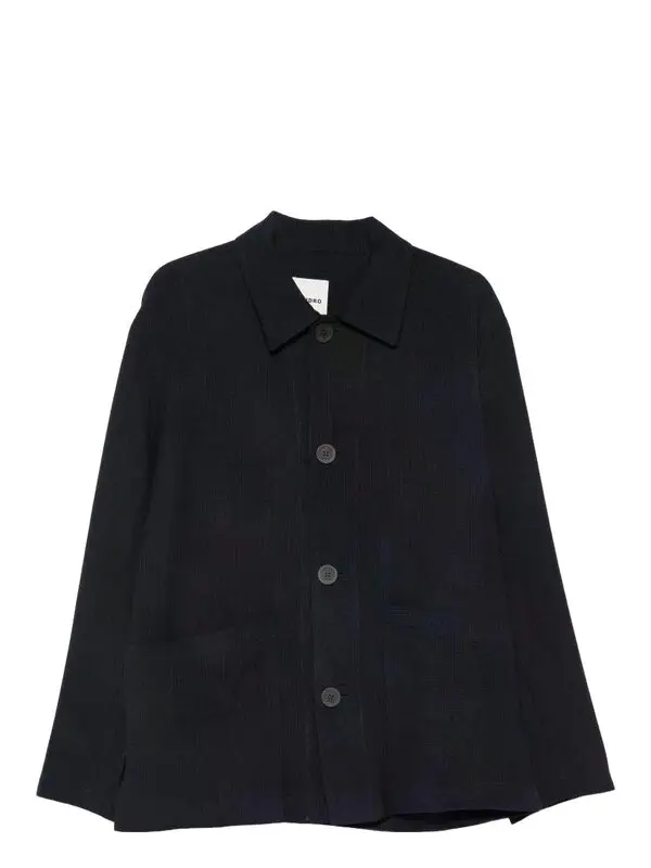 Sandro Buttoned Jacket - Blue