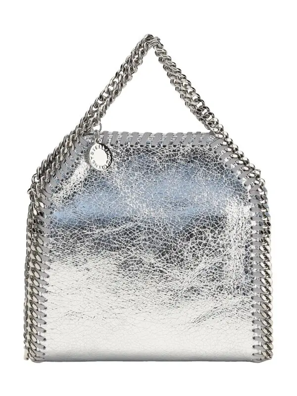 Stella McCartney Metallic Falabella Handbag - Silver